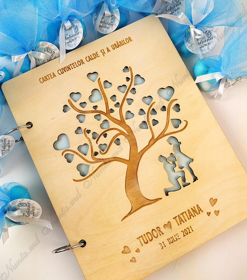 Invitaţie cod: CARTE DE URARI_NUNTA_ARBORE